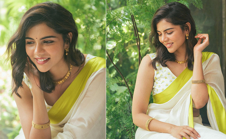 Kalyani Priya darshan : తెల్ల చీరలో కల్యాణి ప్రియదర్శన్ సోయగాలు..! | Kalyani Priya Darshan ...